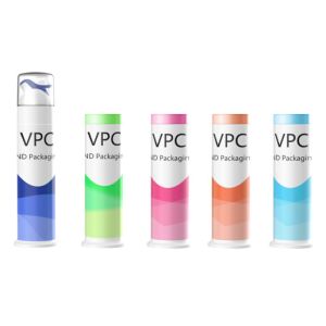 Quality Eco-friendly PP Plastic Toothpaste Refillable Pump 100ml Custom Color Label for sale