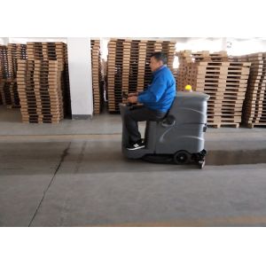 Quality Small Recharged Ride On Compact Floor Scrubber Machine For Medium Area Cleaning for sale
