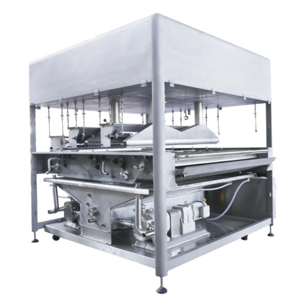 Quality Compound Coating 1000mm 400kg/H Chocolate Enrobing Machine for sale