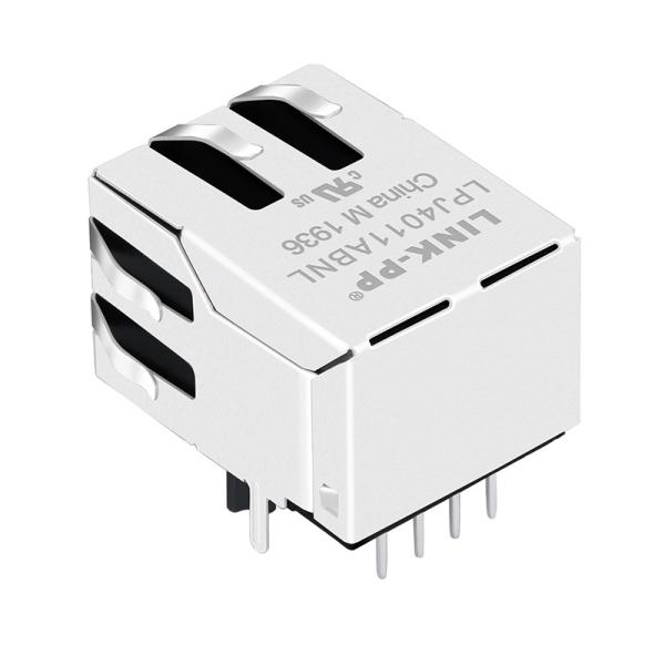 Quality ABJ-4110ANLF IEEE 802.3 RJ45 Modular Jack LPJ4011ABNL With 10/100 Base-T for sale