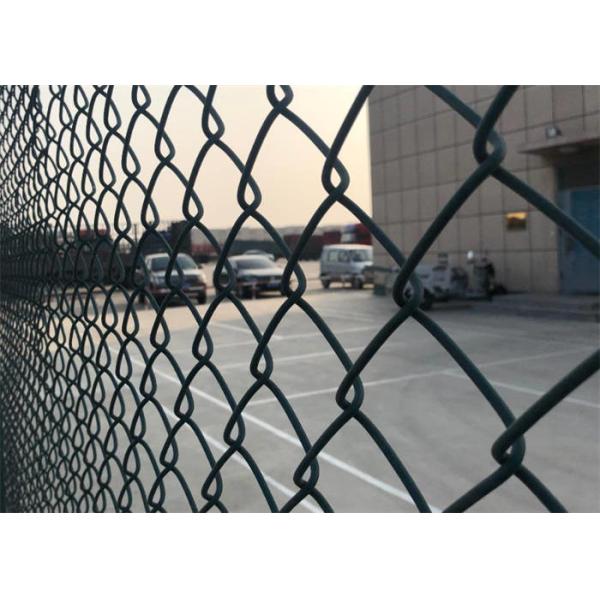 Quality Hot Dipped Galvanized Chain Link Fence Diamond Mesh Wire Fence For Farm for sale