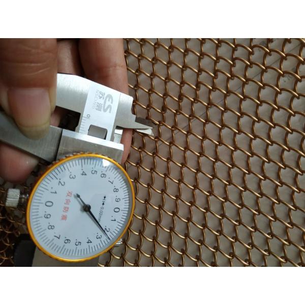 Quality Professional Architectural Metal Coil Curtain / Drapery Anodic Oxidation for sale