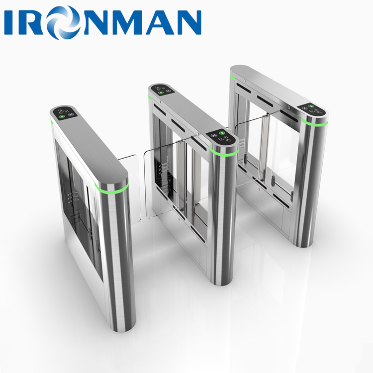 Quality Arc Small Swing Gate Turnstile 1400*180*1020mm Metal Turnstile AC220V For Hospitals for sale