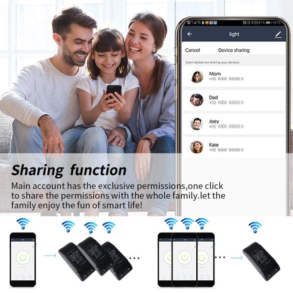 Quality Smart Home Wireless Wifi Smart Switches SDK 10A for sale
