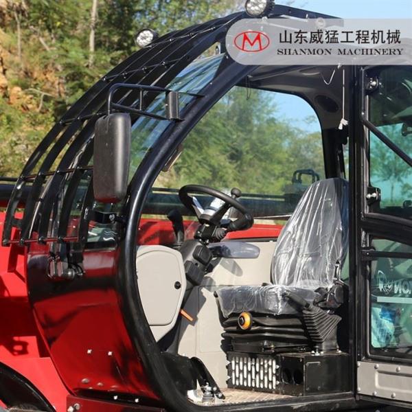 Quality 3 Ton Telehandler In Construction Works Energy Saving High Efficiency for sale