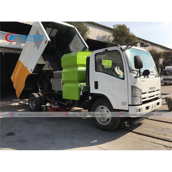 Quality EURO 4 5 Ton ISUZU LHD Vacuum Road Sweeper Truck for sale