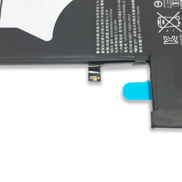 Quality UL2054 Apple Iphone Batteries 2716 mAh 10.4Wh Iphone X Battery for sale