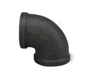 Quality Banded Galvanized Bend Malleable Iron Pipe Fitting 6 Inch for sale