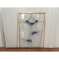 China Stained Kitchen Cabinet Glass Insulated / Bevelled / Polished Glass factory