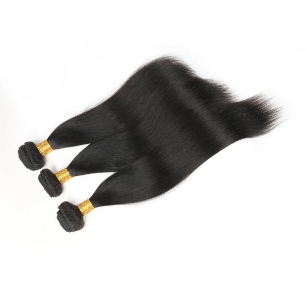 Quality Authentic Remy Brazilian Straight Hair Weave Without Chemical Processed for sale