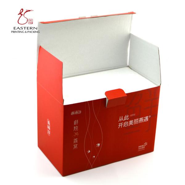 Quality Beautiful Custom Printed Cardboard Boxes , Heavy Duty Cardboard Boxes For Food for sale