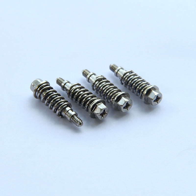 M2 M2.5 M3 Springs Screws Spring Stainless Steel Spring Screw Loaded Sound Screw Spring Loaded Screw Soundproof  Machine