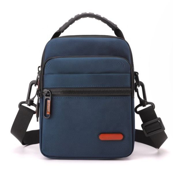 Quality Multi Layer Men Designer Messenger Bags Crossbody Side Bag With Zipper Pocket for sale