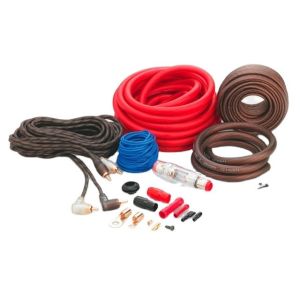 Quality Conductor Copper 4 Gauge CCA Complete Amplifier Installation Wiring Kit for Car for sale