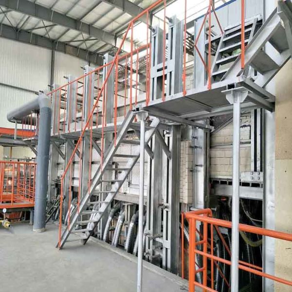 Quality 50TPD Natural Gas End Fired Furnace for Customized Glass Production Line for sale