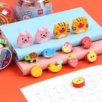 Quality Barreled Cute Cartoon Marine Animal Fruit Style Small Eraser For Kids Prizes for sale