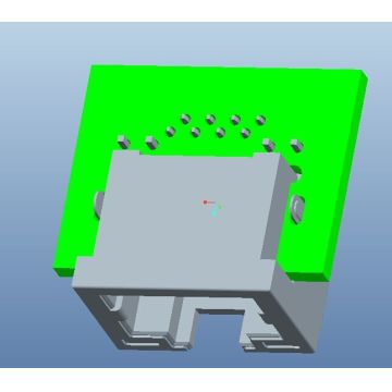 Quality LPJE4715BGNL Low-Profile RJ45 Jack 8P8C Thru Hole PCB Mounting for sale