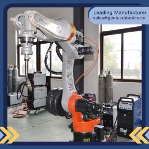 Quality Automatic Arc Welding Robot System Double Stations 2000mm Working Reach for sale