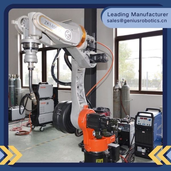 Quality Automatic Arc Welding Robot System Double Stations 2000mm Working Reach for sale