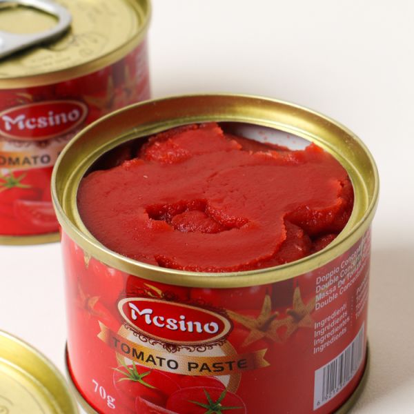 Quality 2025 Factory Price 100% Fresh Ripe Tomatoes Ketchup Concentrated Tomato Paste with 28-30% Brix 210g Canned Tins for Cooking for sale