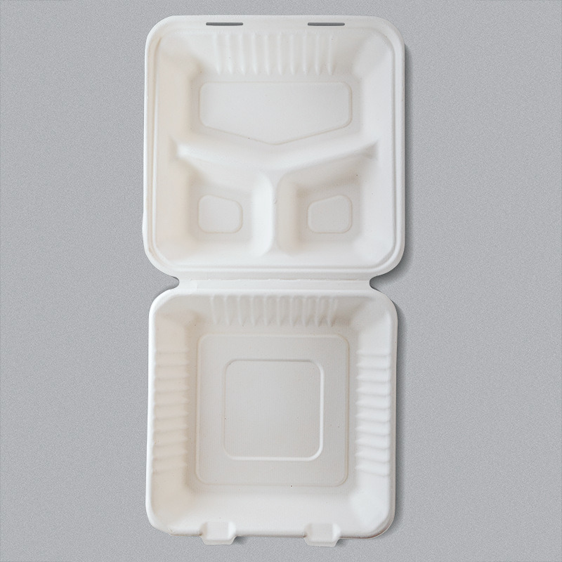 Hot Selling Sugarcane Lunch Box Biodegradable Compostable Food Container