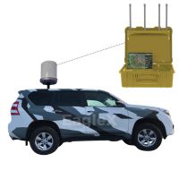 Quality Toyota Prado Modified Vehicle Drone Detection And Jamming 360 Full Airspace for sale