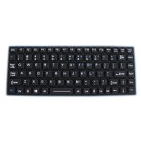 Quality Rugged Laptop Military 30mA Silicone Rubber Keyboard for sale