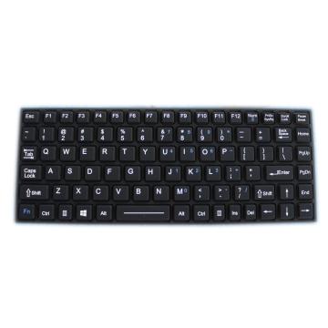 Quality Rugged Laptop Military 30mA Silicone Rubber Keyboard for sale
