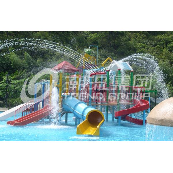 Quality Entertainment Fiberglass Kids' Water Playground Commercial Water Park Equipment for sale