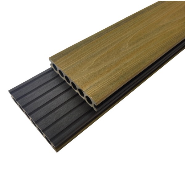 Quality Co Extruded Anti Slip Wood Plastic Composite Decking Fire Resistance for sale
