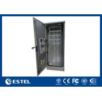 Quality 40U Outdoor Telecom Cabinet With Air Conditioner Cooling Stainless Steel Screws And Nuts For Enhanced Corrosion Resistance for sale
