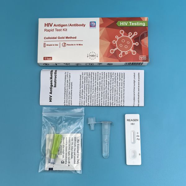 Quality 2 in 1 HIV Combo Antigen Rapid Test Kit for Home Self Test for sale