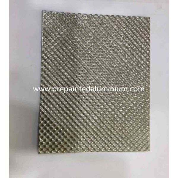 Quality Alloy 1060 Diamond pattern embossed aluminum sheet used for Decoration for sale
