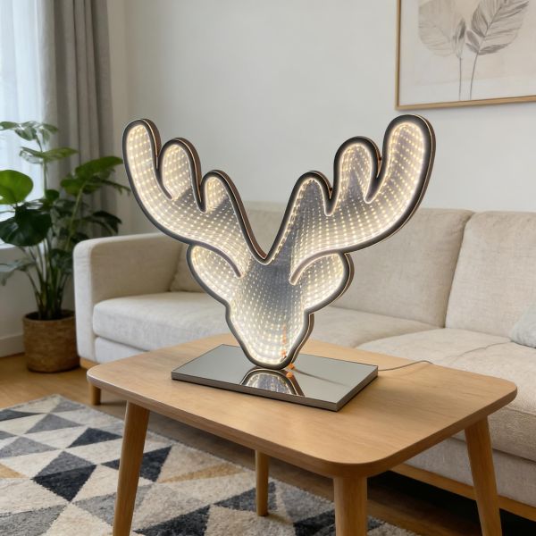 Quality USB Christmas Abyss Mirror Light - Easy Install Holiday Decor With Endless for sale