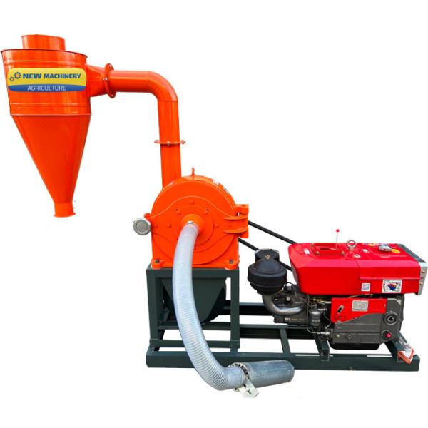 Quality 3000KG capacity chilli pepper big flour mill machine  22hp water cooled diesel engine for sale