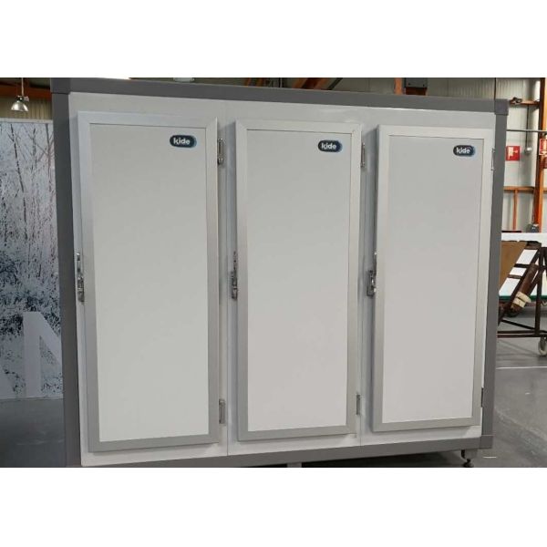 Quality Customized Polyurethane Foam Cold Storage Warehouse 42KG/M3 Density Cold Room for sale