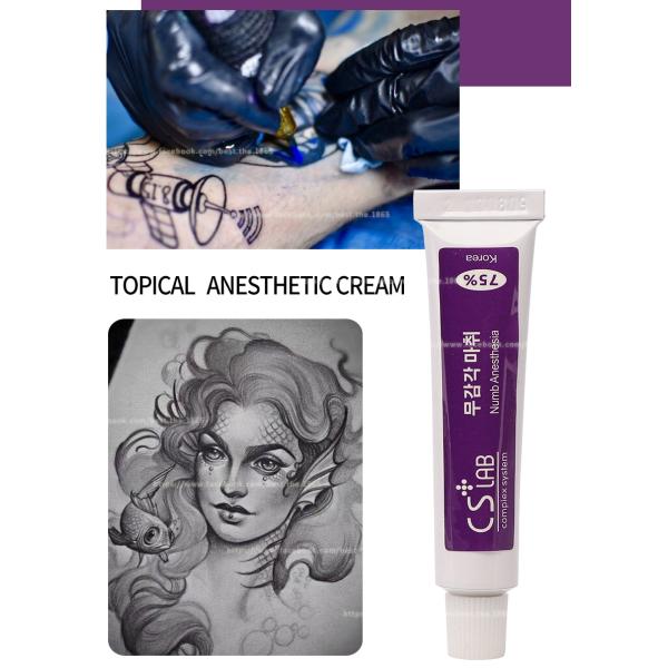 Quality Laser Tattoo Removal Numbing Anesthetic Cream 10g CSLab 75% for sale