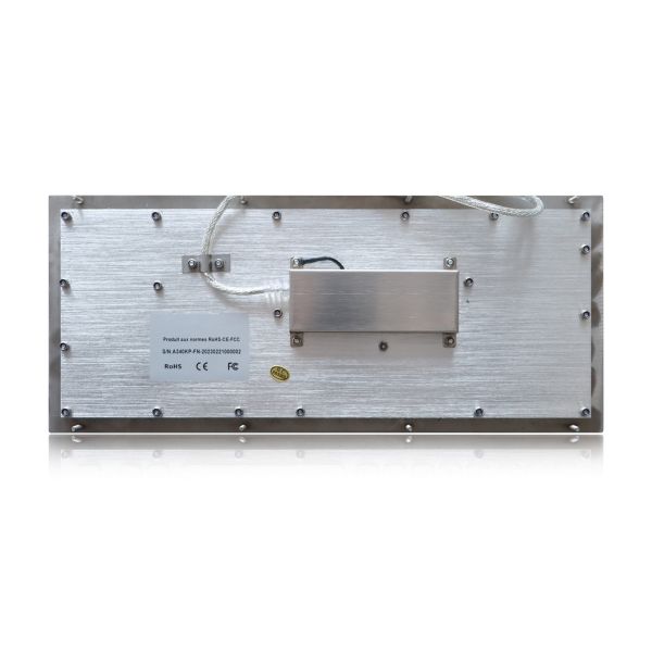 Quality USB 97 Keys Stainless Steel Keyboard With Integrated Numeric Keypad for sale