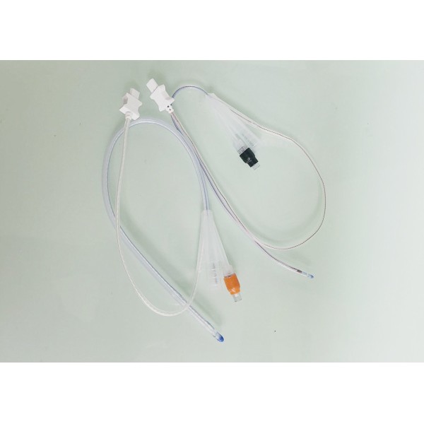 Quality Transparent Smooth Silicone Temperature Probe Foley Catheter 400mm Length for sale