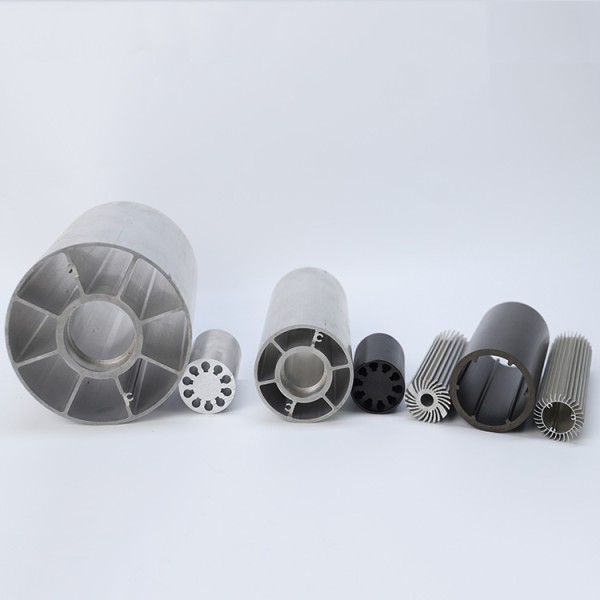 Quality Aluminium Radiator Heat Sink Extrusion Profiles with Square Bending Manufacturing for sale