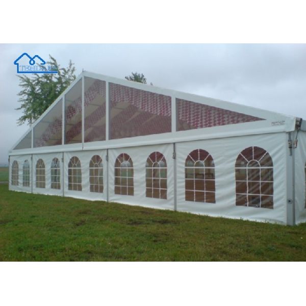 Quality Removable BBQ Party Marquee Tents Galvanized Framework PVC Fabric Sidewall for sale
