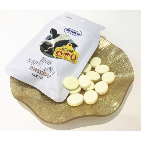 Quality Healthy Low Calorie 16g Colostrum Milk Tablets With Sachet Pack for sale