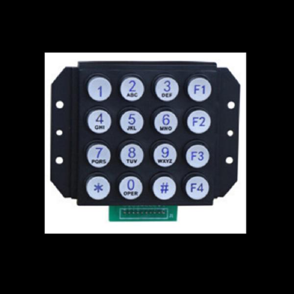 Quality Zinc Alloy Backlit Numeric Keypad Aging Resistant With Abs Frame for sale