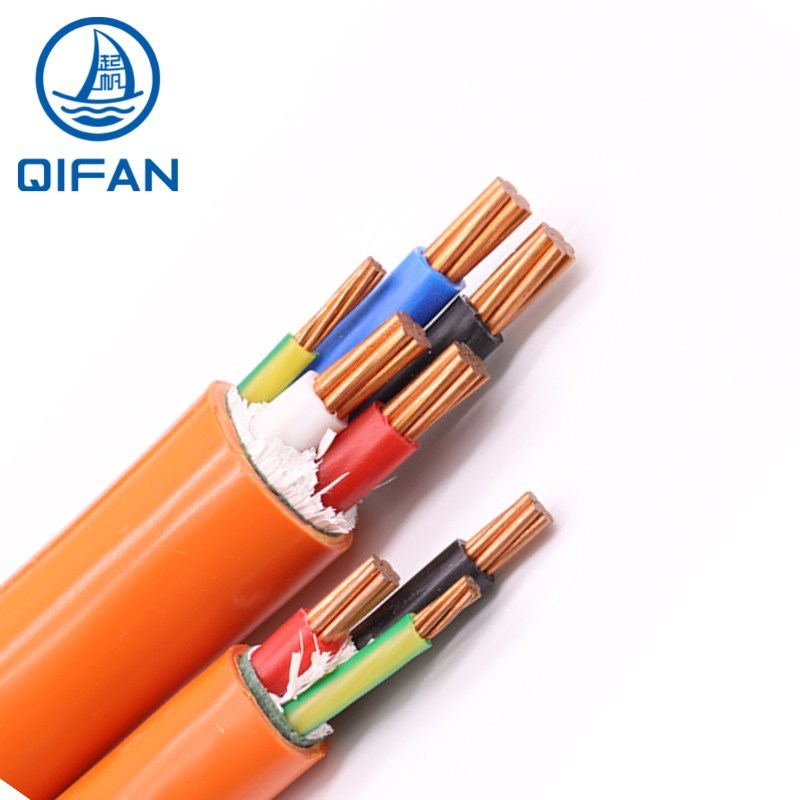 Orange Circular Cable 3c+E 4mm2 Bc Cl2/PVC/PVC V90 450/750V Cable