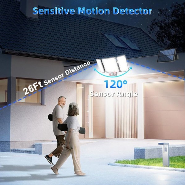 Quality Solar Powered Led Outdoor Security Spot Lights with Motion Sensor for sale