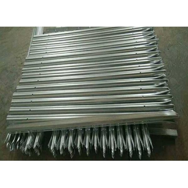 Quality Wide 2750mm Green Palisade Fencing On Top Of Wall for sale