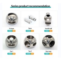 Quality DN25 Stainless Steel 316L Floating Straight Through Valve Ball with Customized for sale