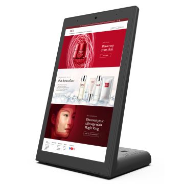 Quality Bank use 8 Inch Desktop Vertical Digital Signage Android 8.1 Quad Core for sale