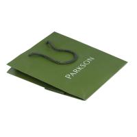 Quality ISO9001 SGS Green Kraft Paper Bags With Handles PP Twisted for sale