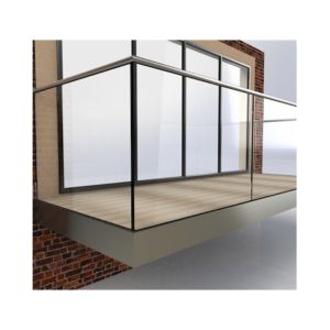 Quality Supermarket Aluminum U Channel Glass Railing 6mm-15mm Thickness for sale
